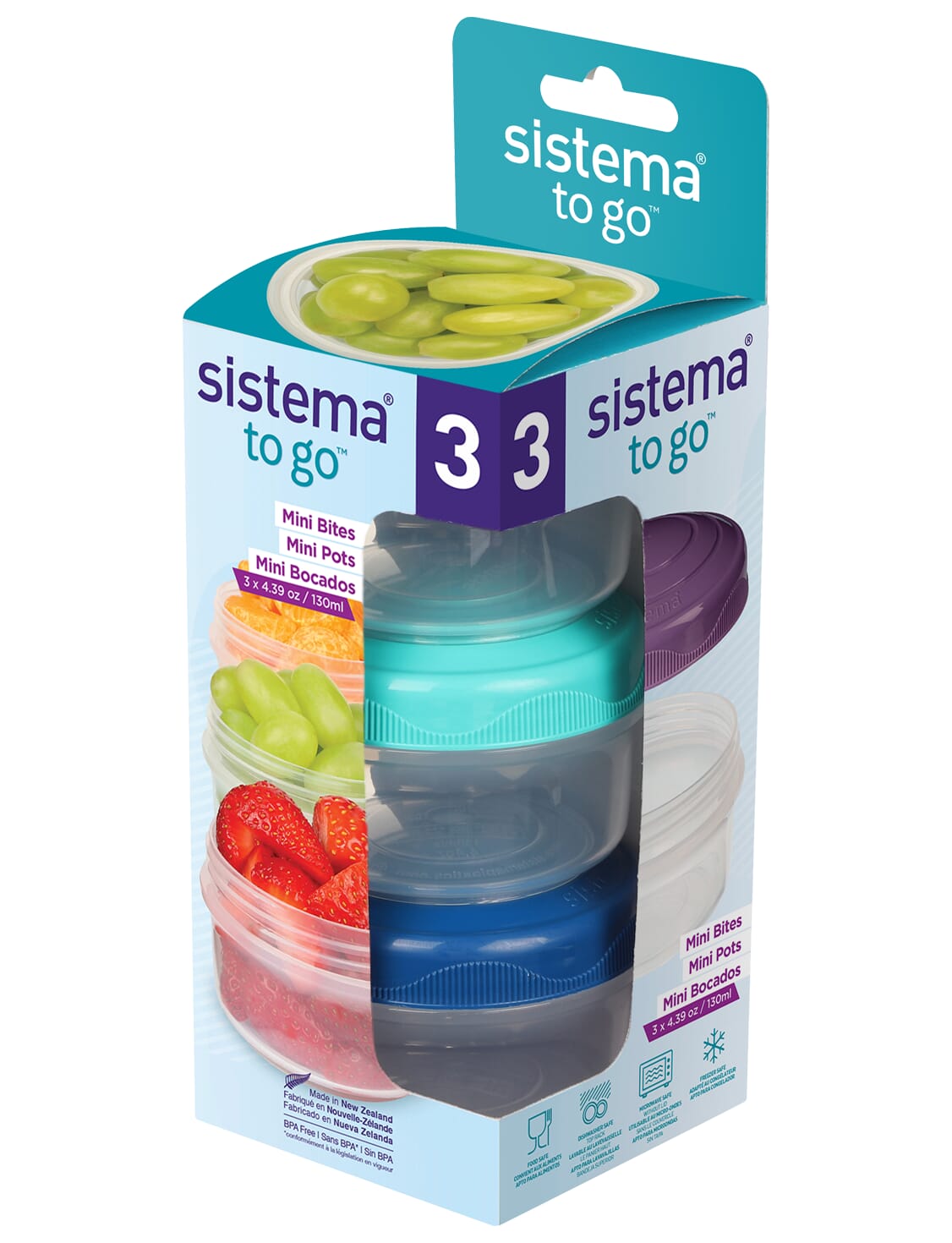 130ml Mini Bites™ TO GO™ 3 Pack