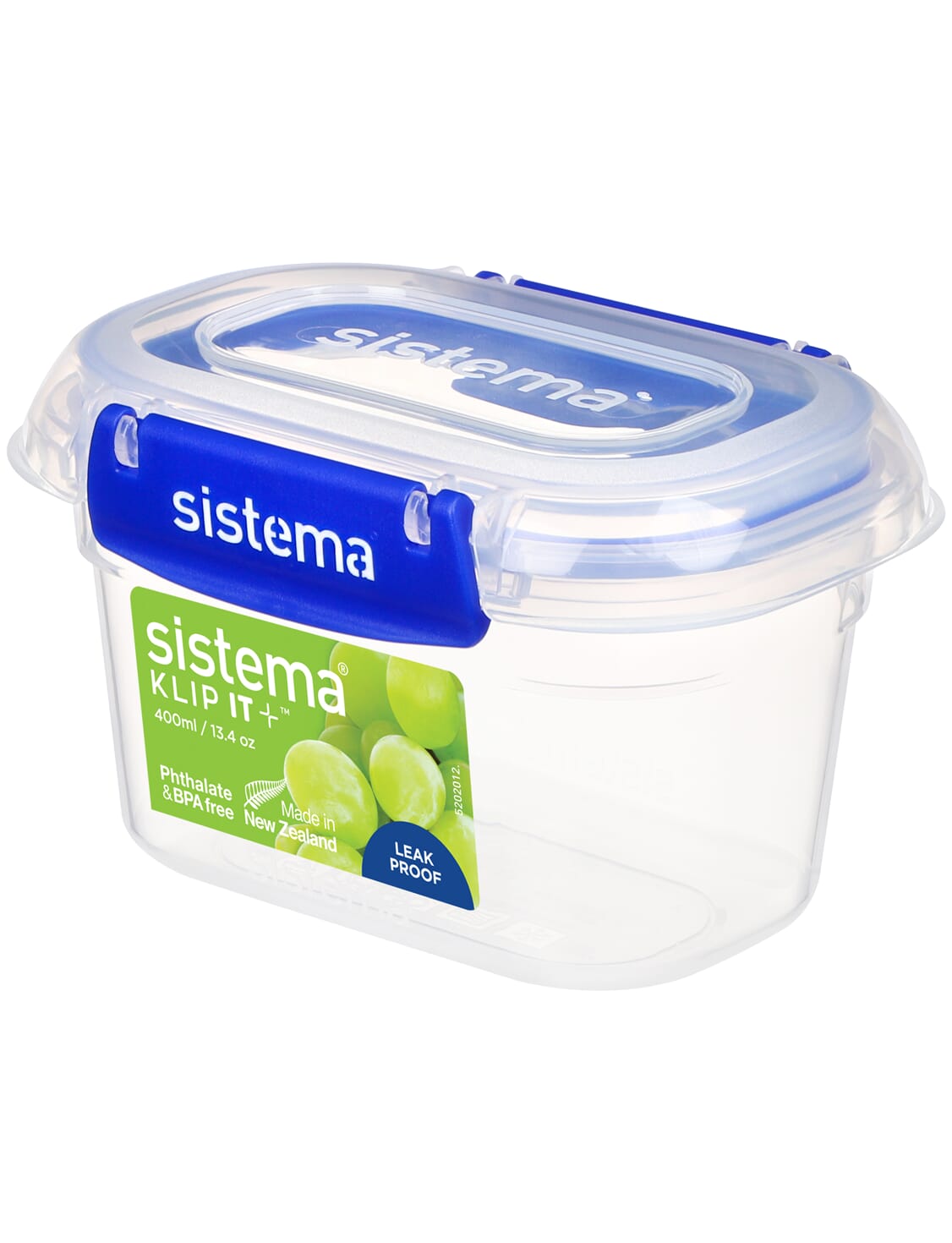 400ml Rectangle Blue
